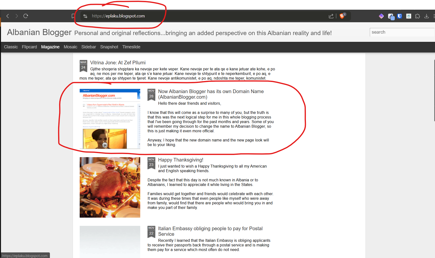 From ePlaku to Albanian Blogger: A 20-Year Journey Through the ...